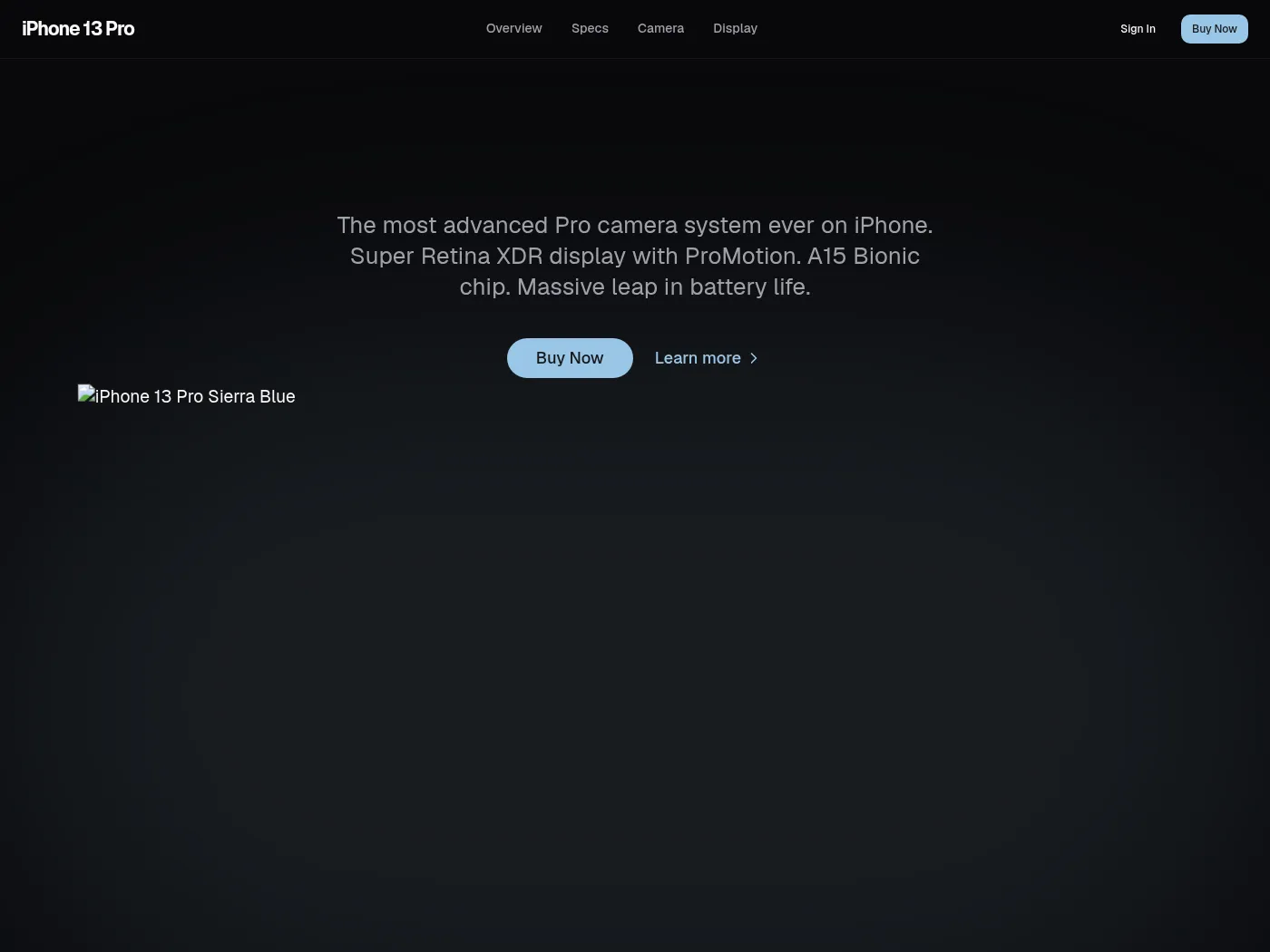 iPhone 13 Pro Showcase