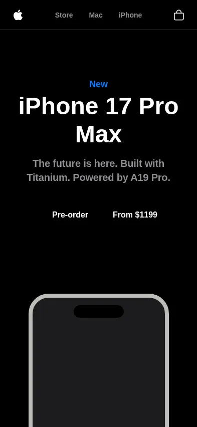 iPhone 17 Pro Max Showcase