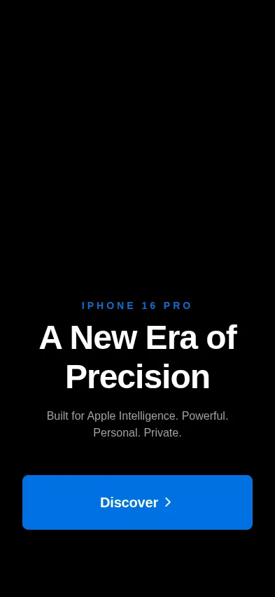 Cinematic iPhone Reveal