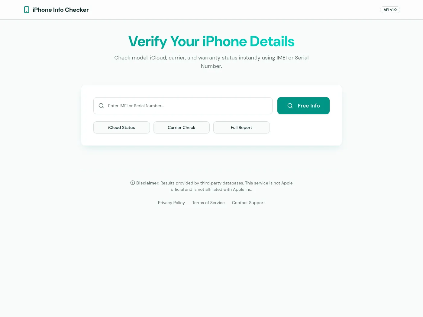 iPhone Info Checker Suite
