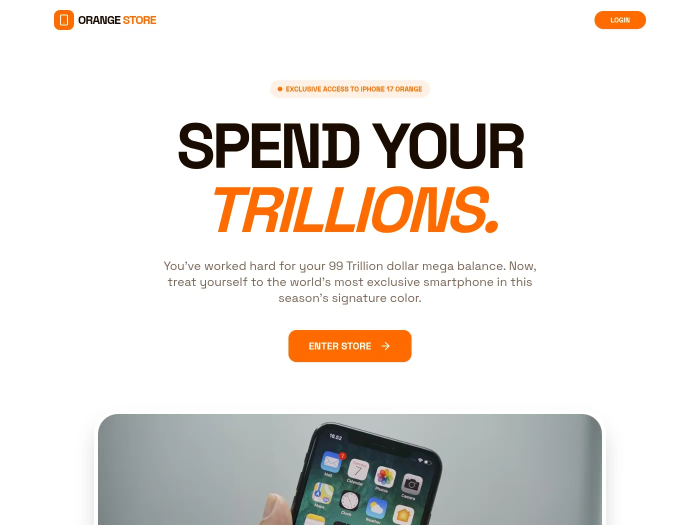 iPhone Orange Store