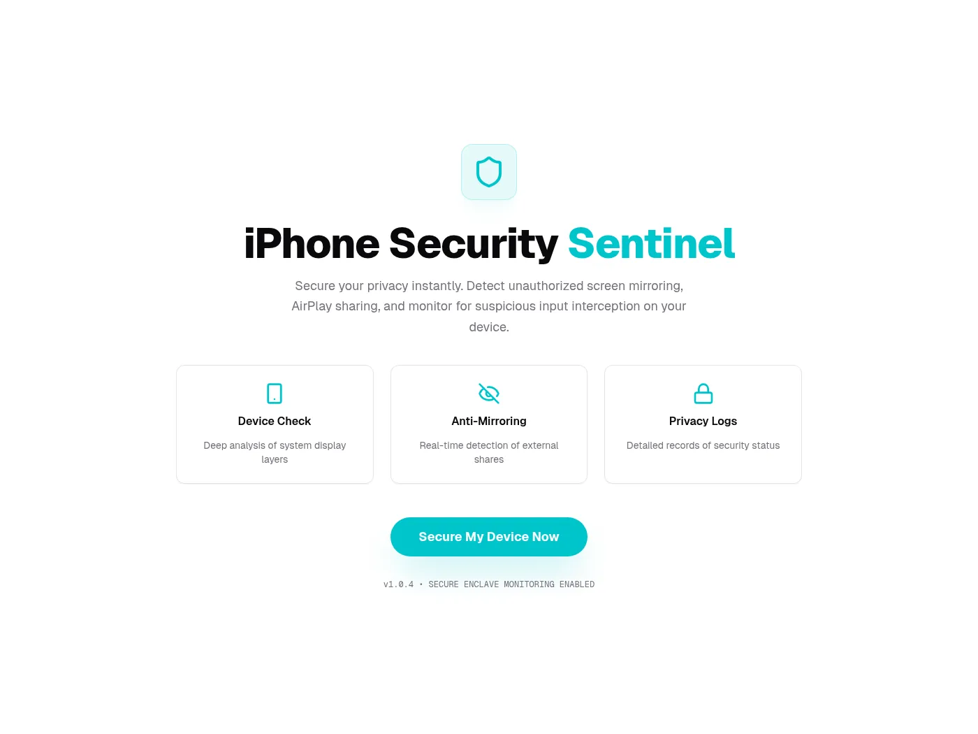 iPhone Security Sentinel