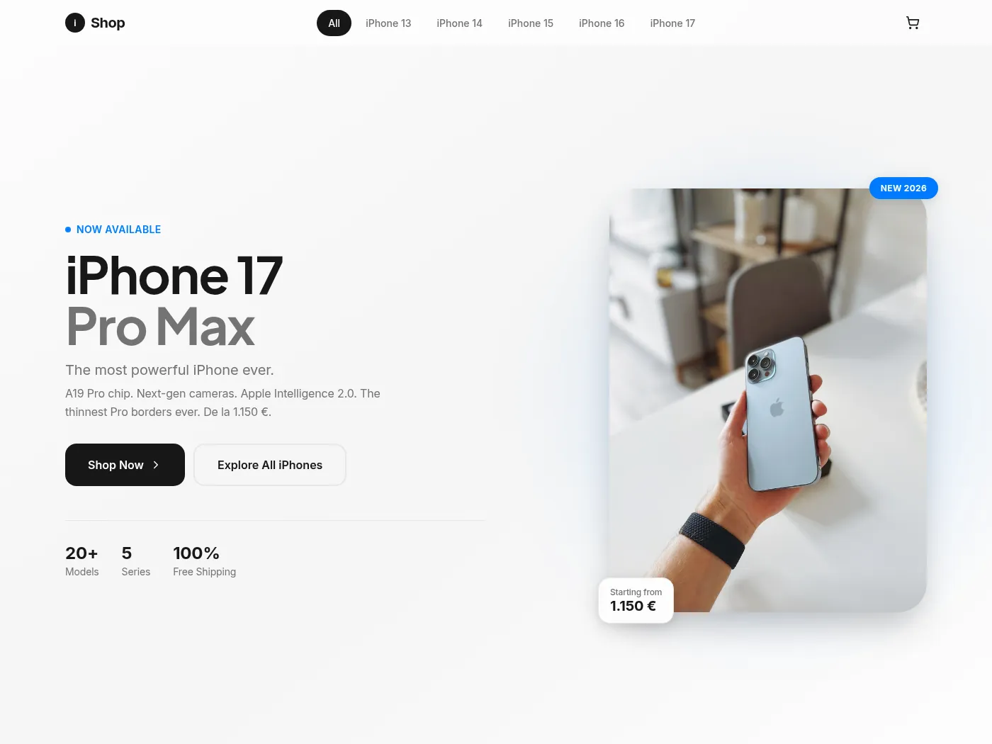 iPhone Shop Portal