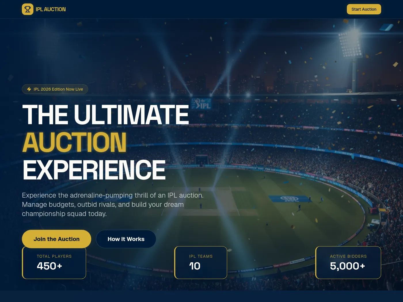 IPL Auction Simulator