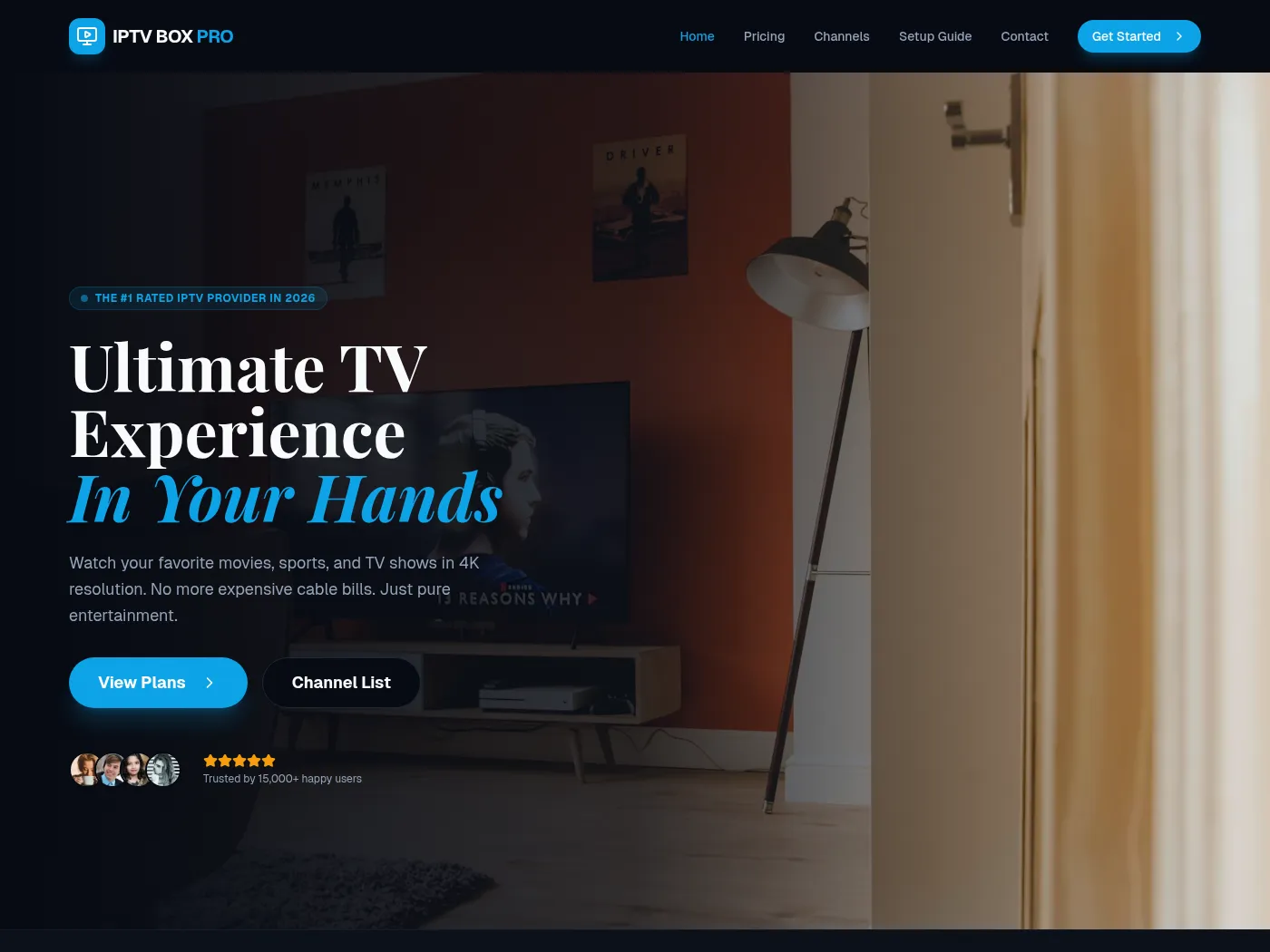IPTV Box Web Clone