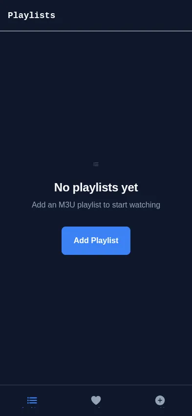 IPTV Playlist Player