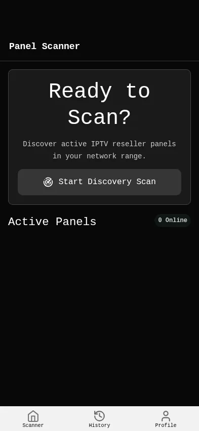 IPTV Reseller Panel Scanner