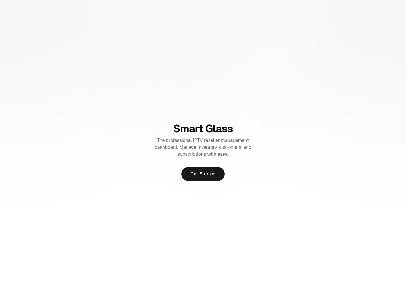IPTV Reseller Smart Glass