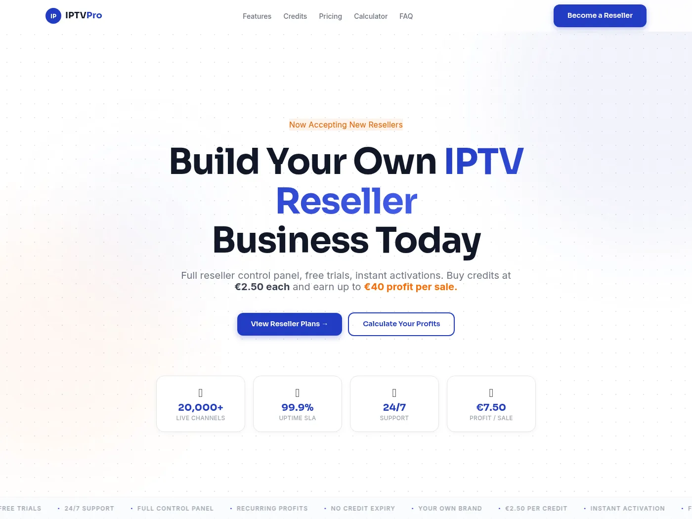 IPTV Reseller Portal