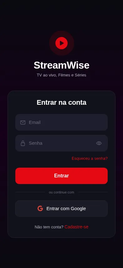 StreamWise IPTV App