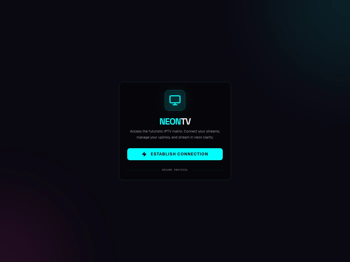 Futurist IPTV Web Player