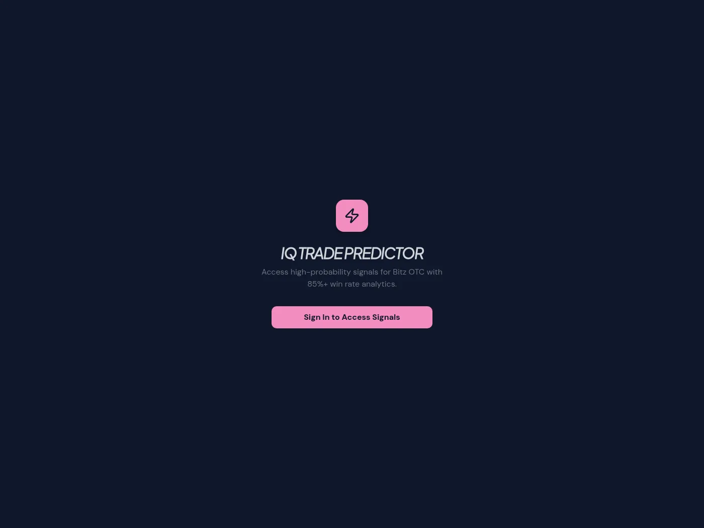 IQ Option Trade Predictor (Remix)