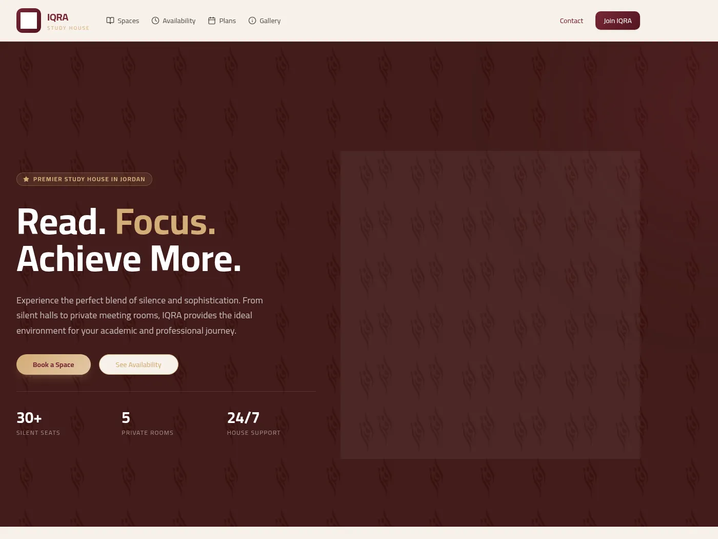 IQRA Study House Web