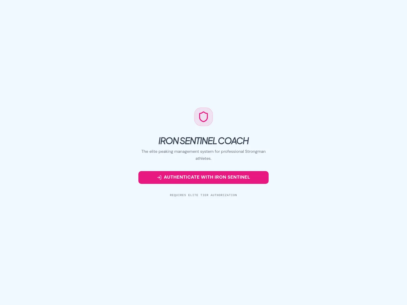 Iron Sentinel Coach