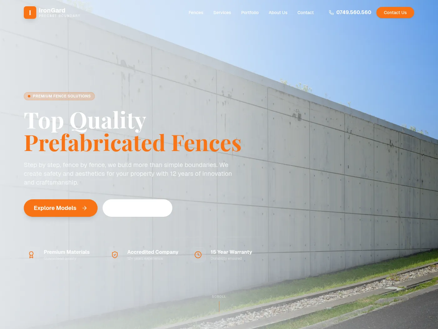 IronGard Fence Webpage