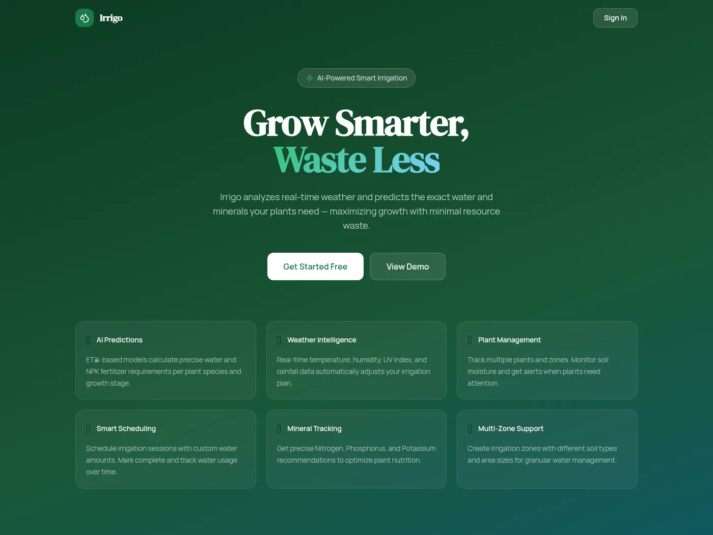 Irrigo Smart System