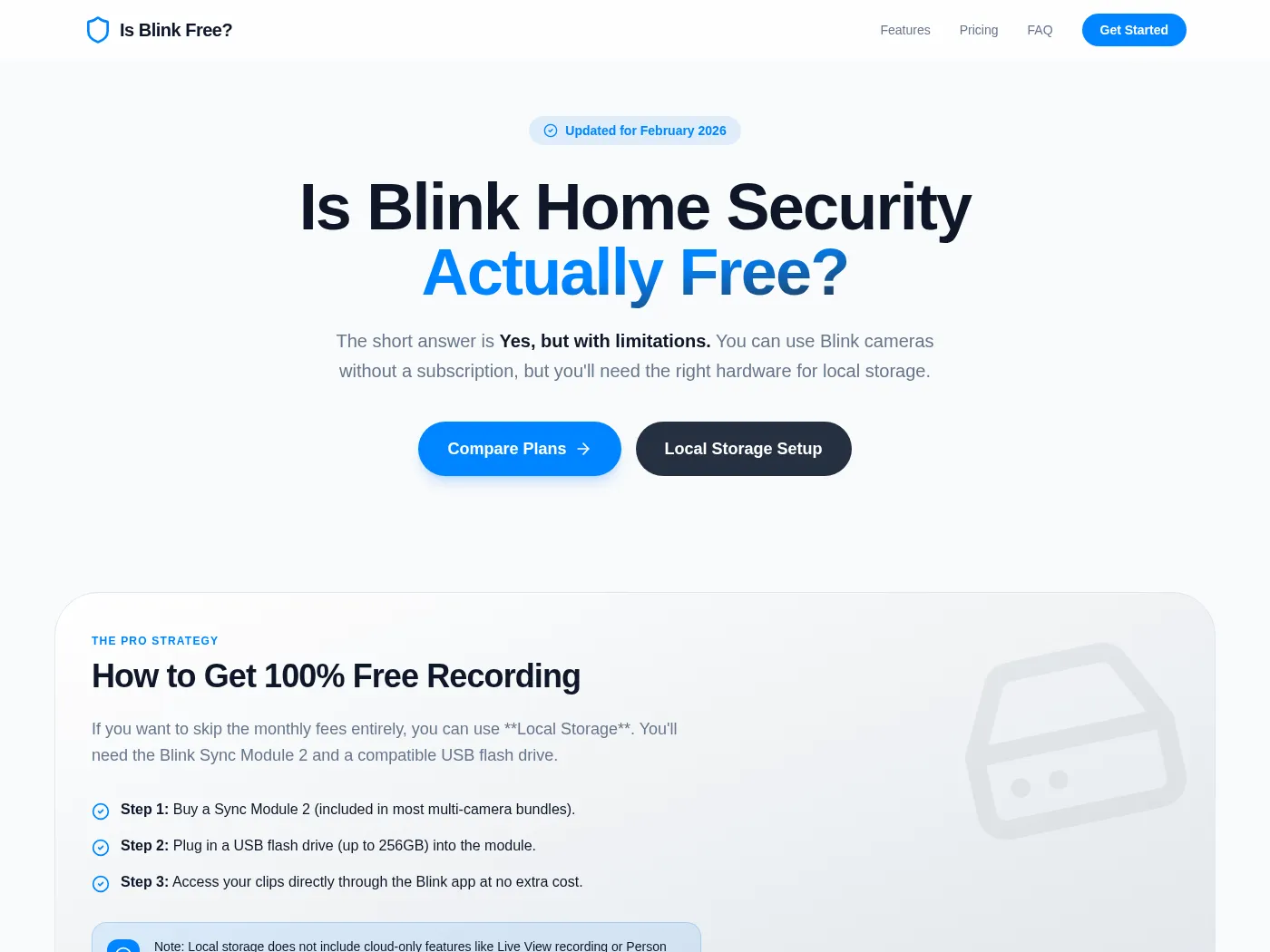 Is Blink Free?
