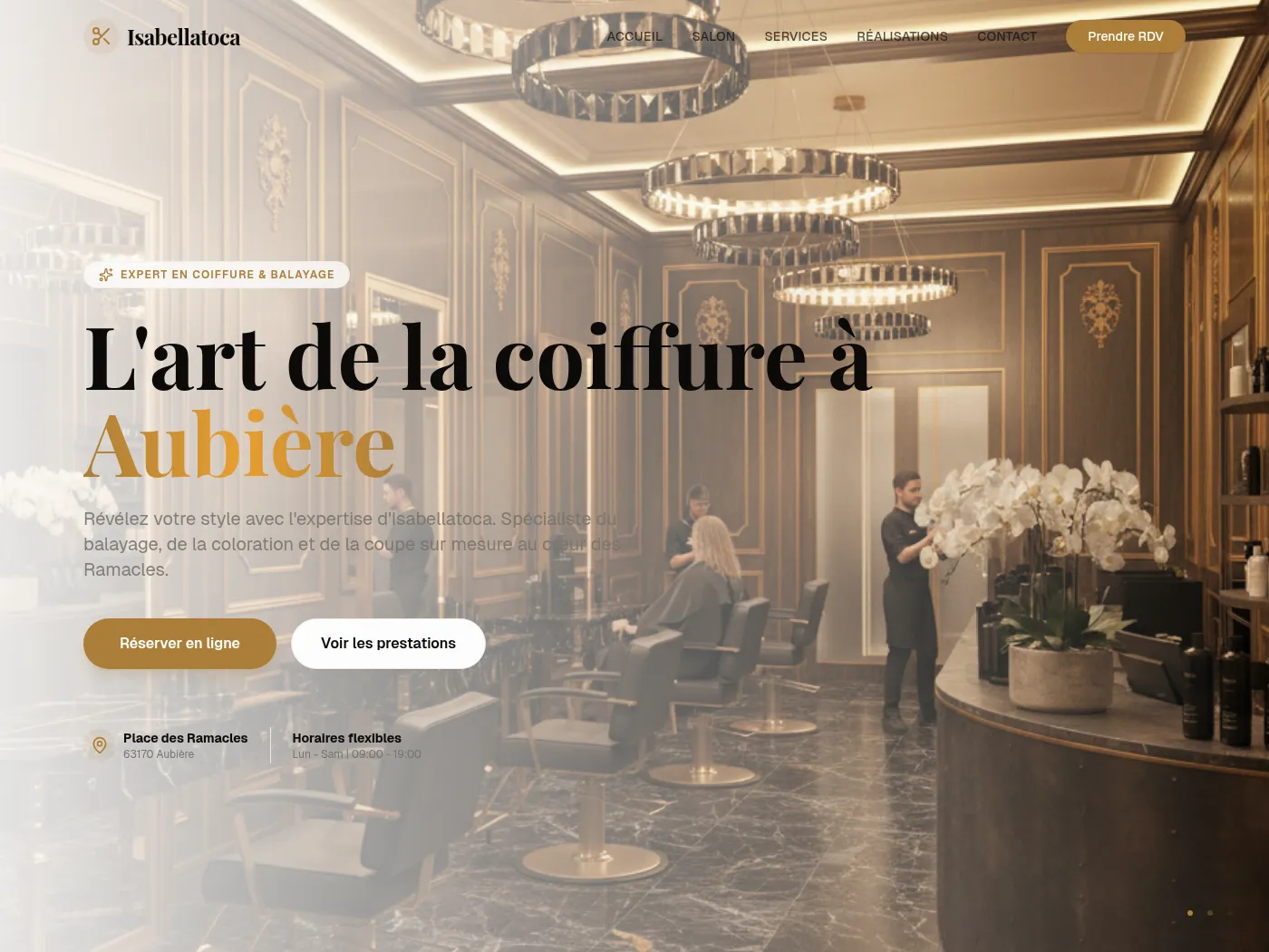 Isabellatoca Hair Salon Site