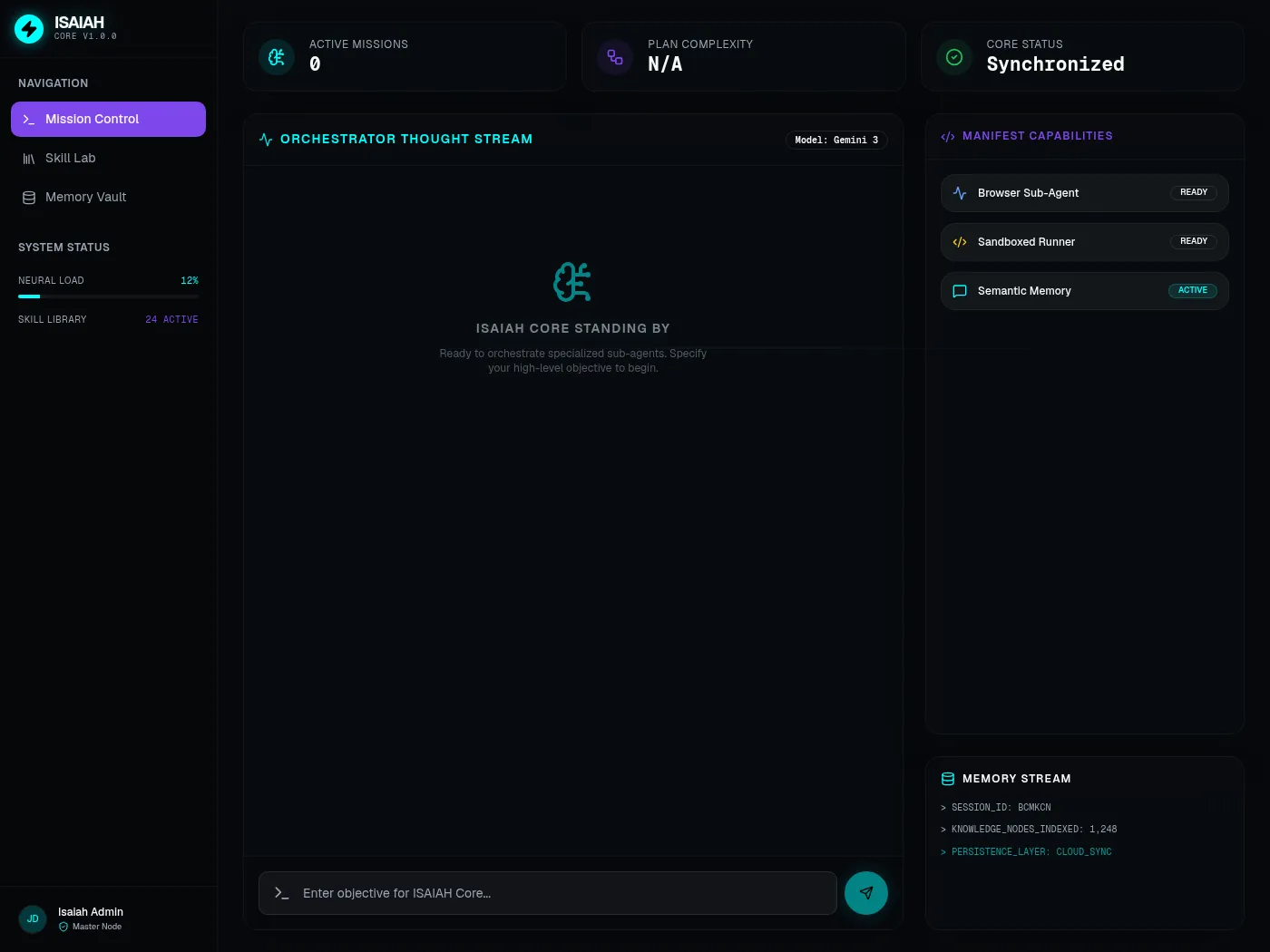Isaiah Agent Platform