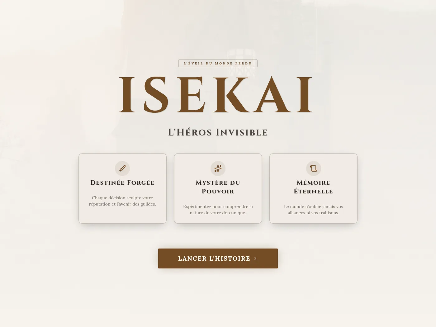Isekai AI Game Master