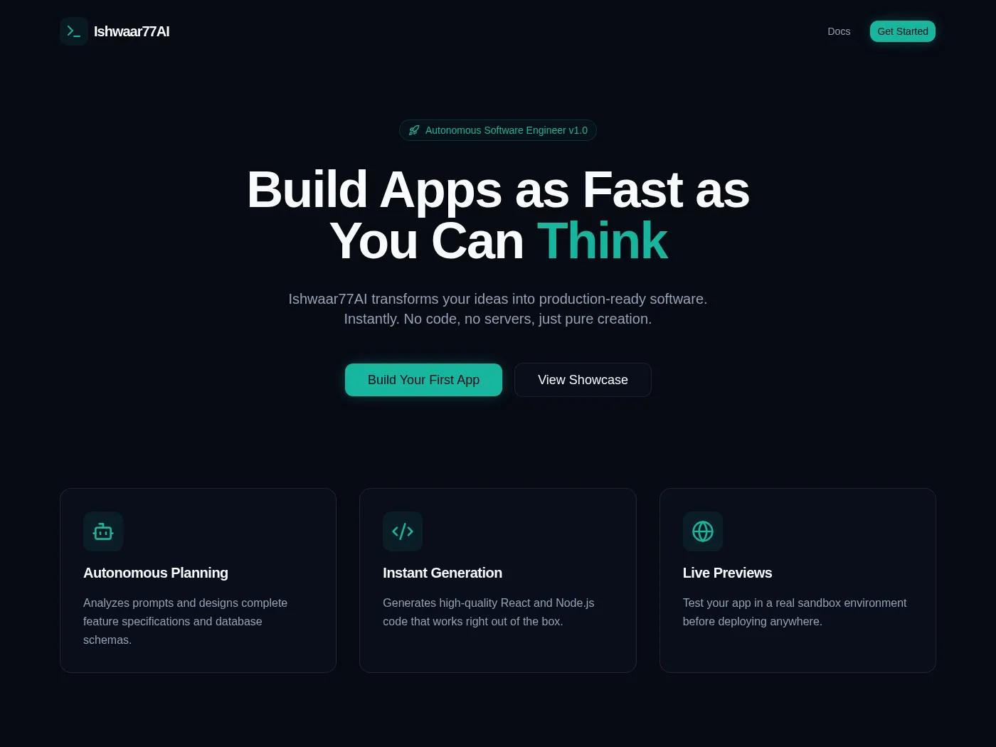 Ishwaar77AI Builder