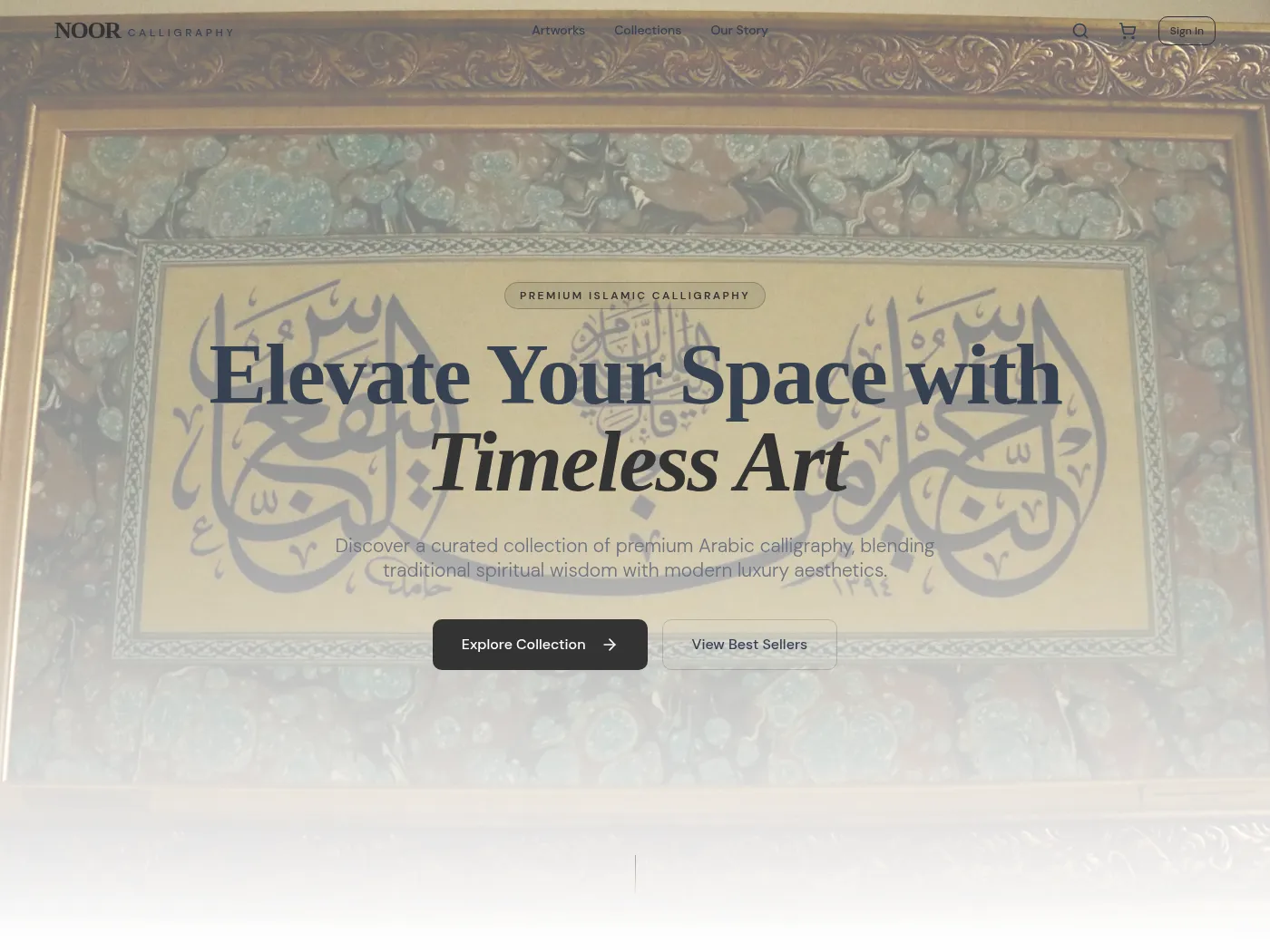 NoorCalligraphy Commerce