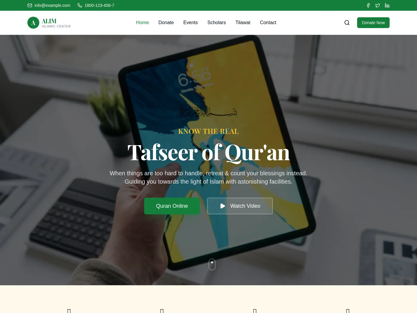 Alim Islamic Center Clone