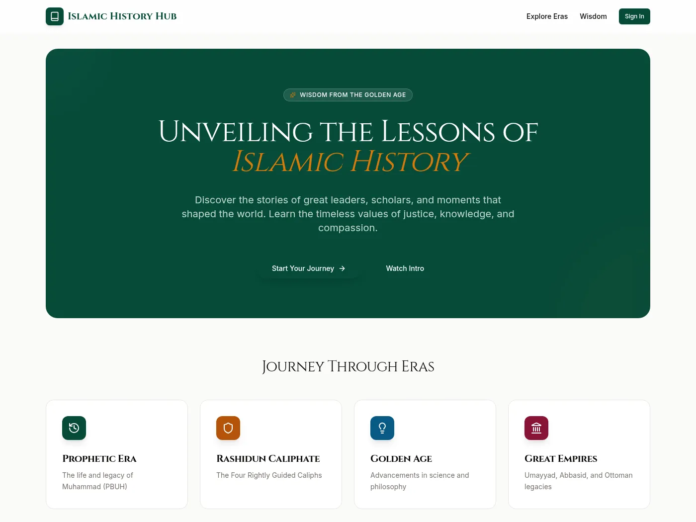 Islamic History Hub