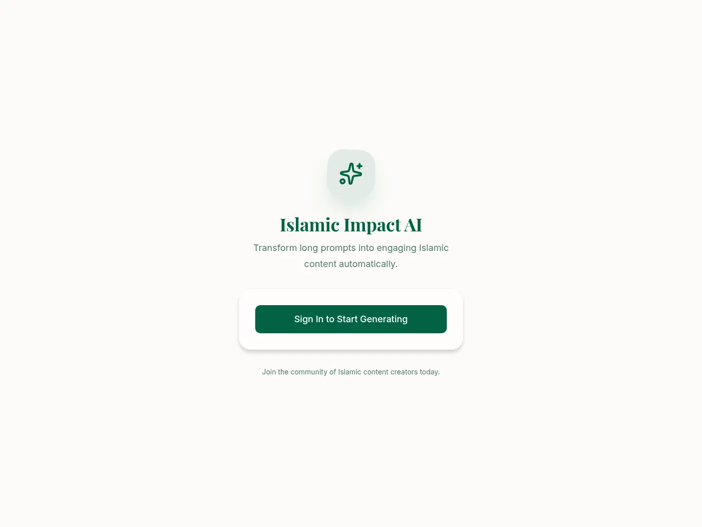 Islamic Impact Video AI