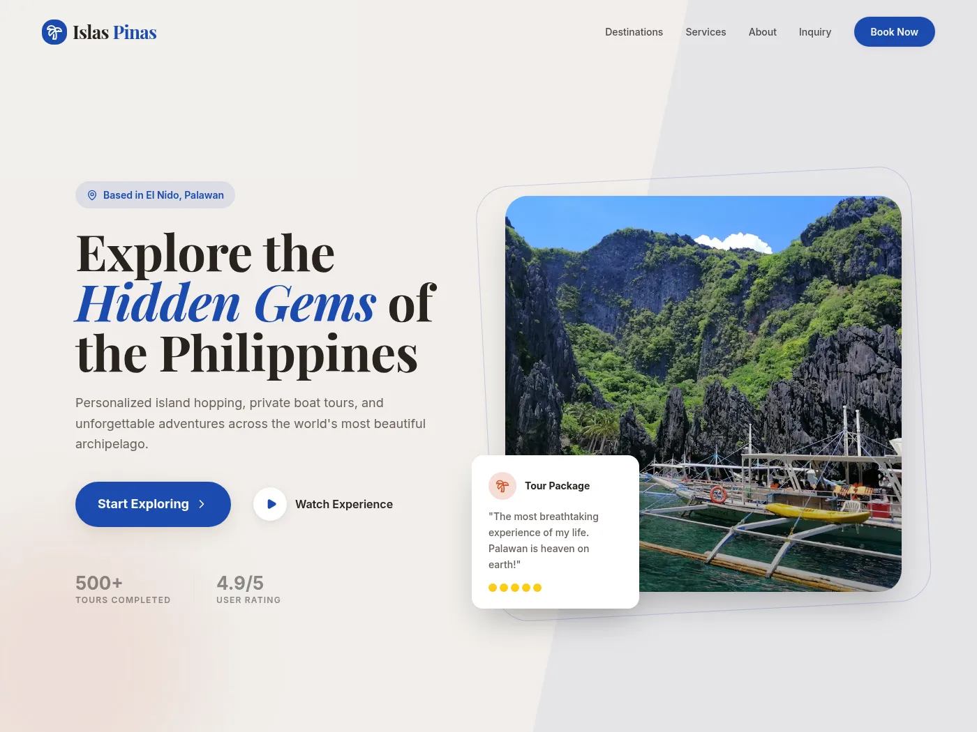 Islas Pinas Tours Site