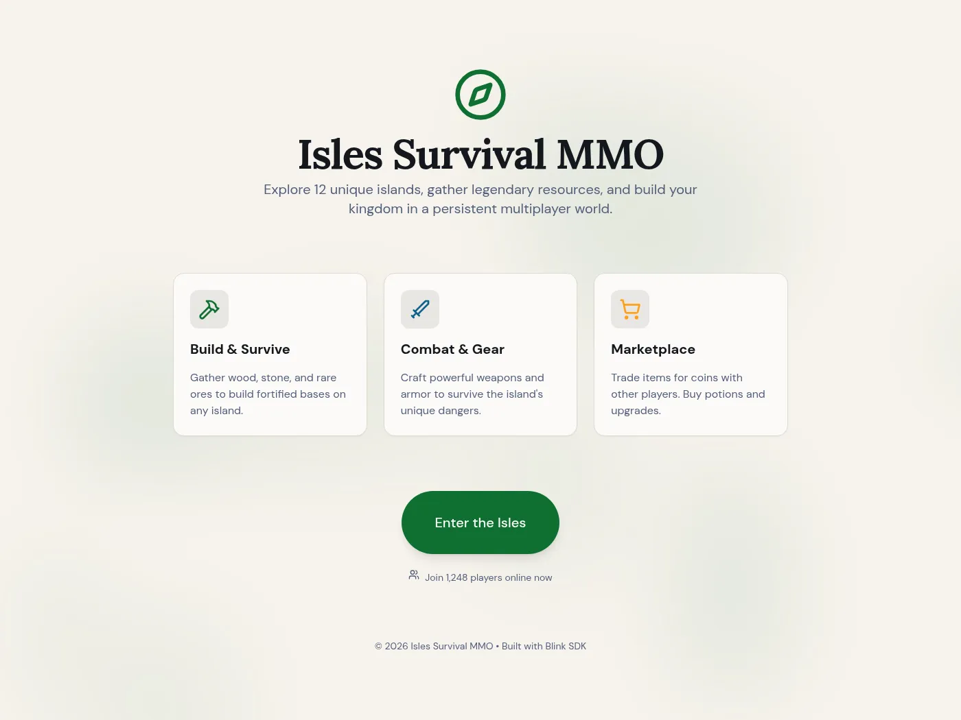 Isles Survival MMO