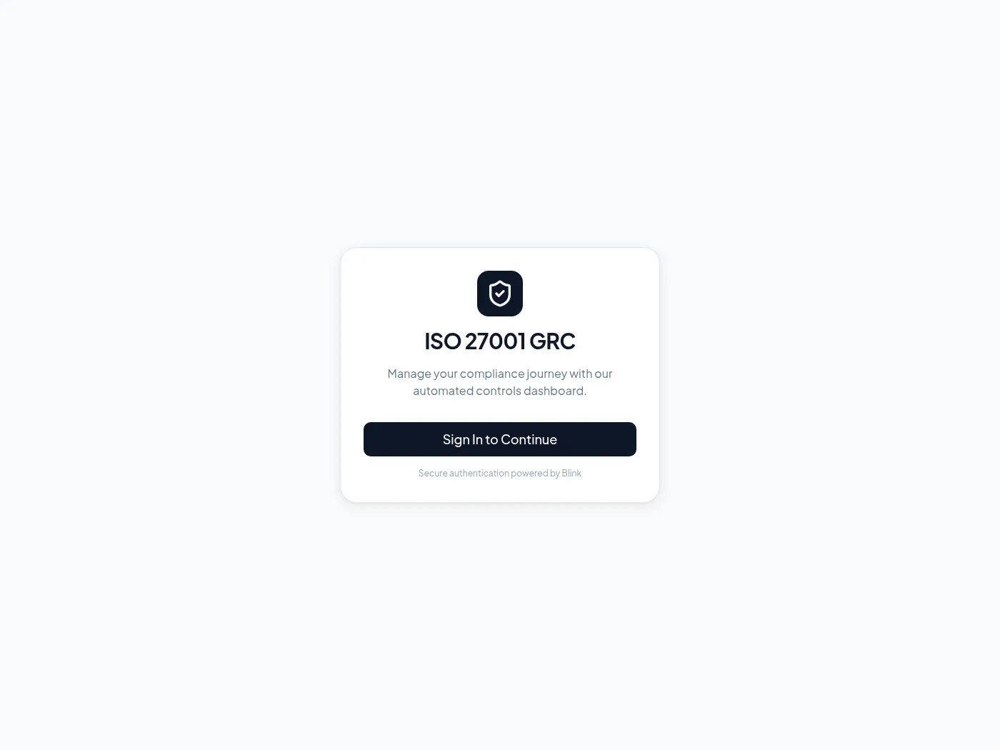 ISO27001 Controls Dashboard