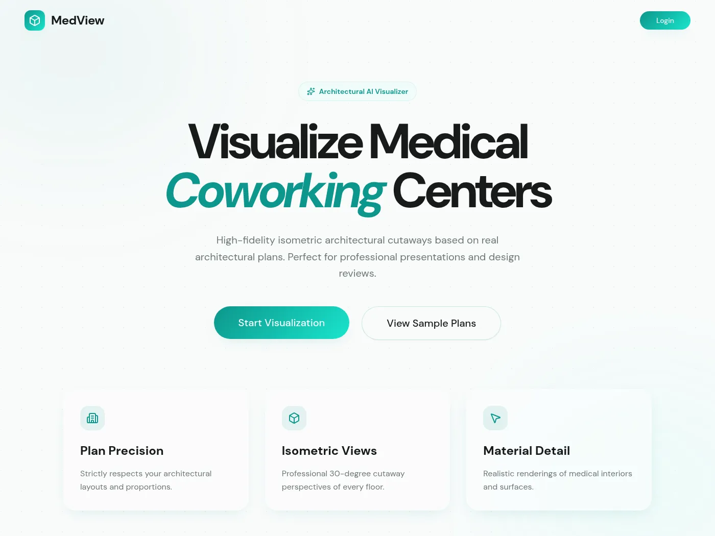 Isometric Medical Center Visualizer