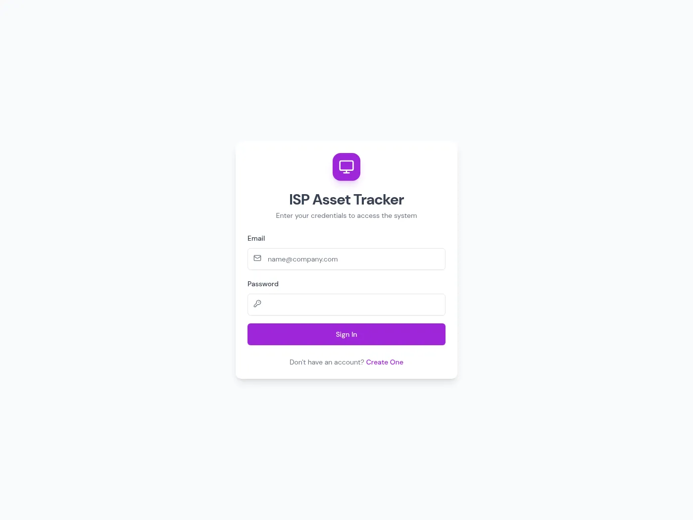 ISP Asset Tracker