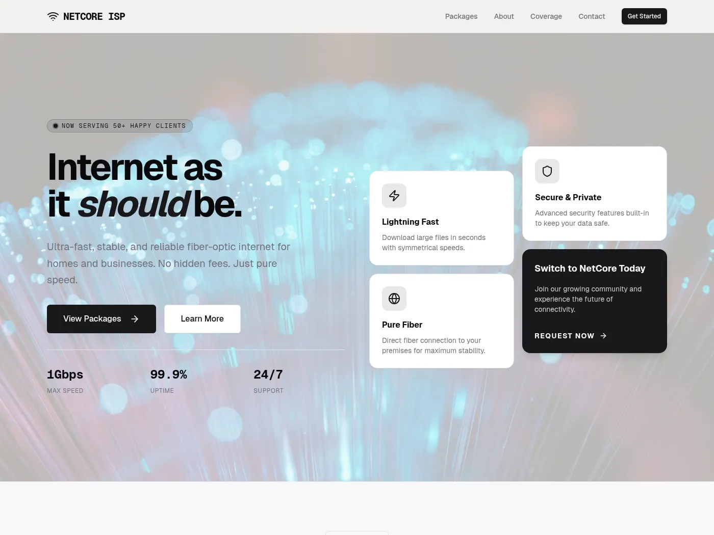ISP Package Portal
