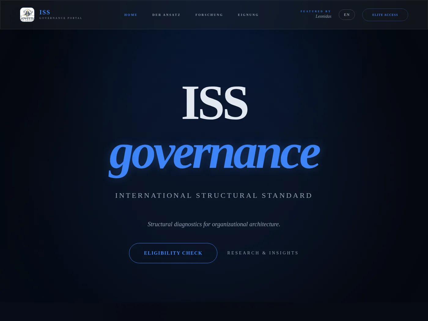 ISS Governance Portal