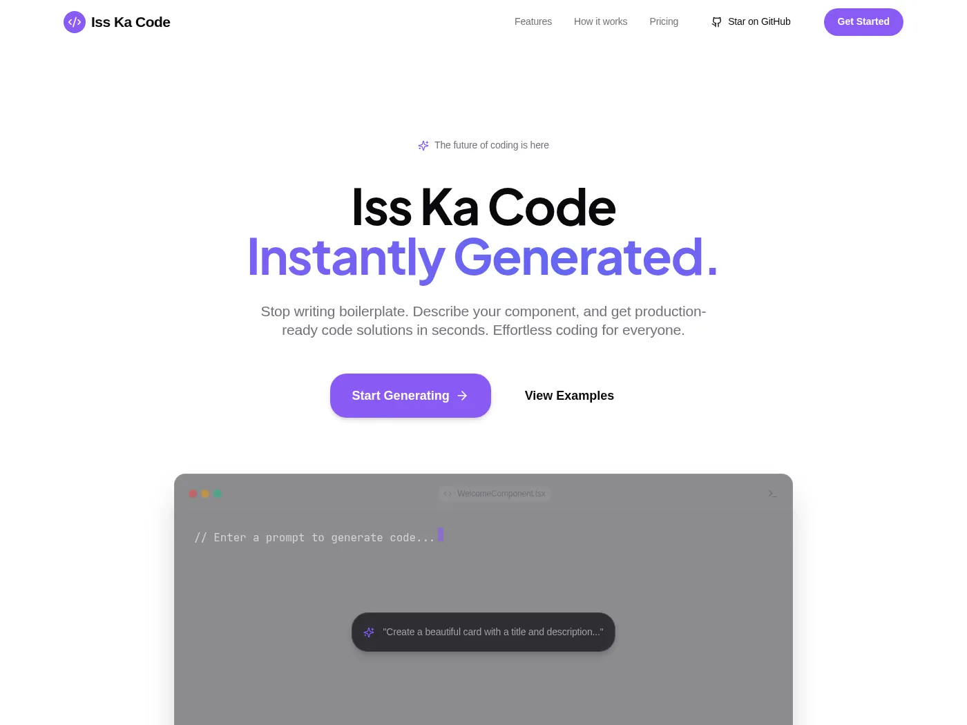 Iss Ka Code App