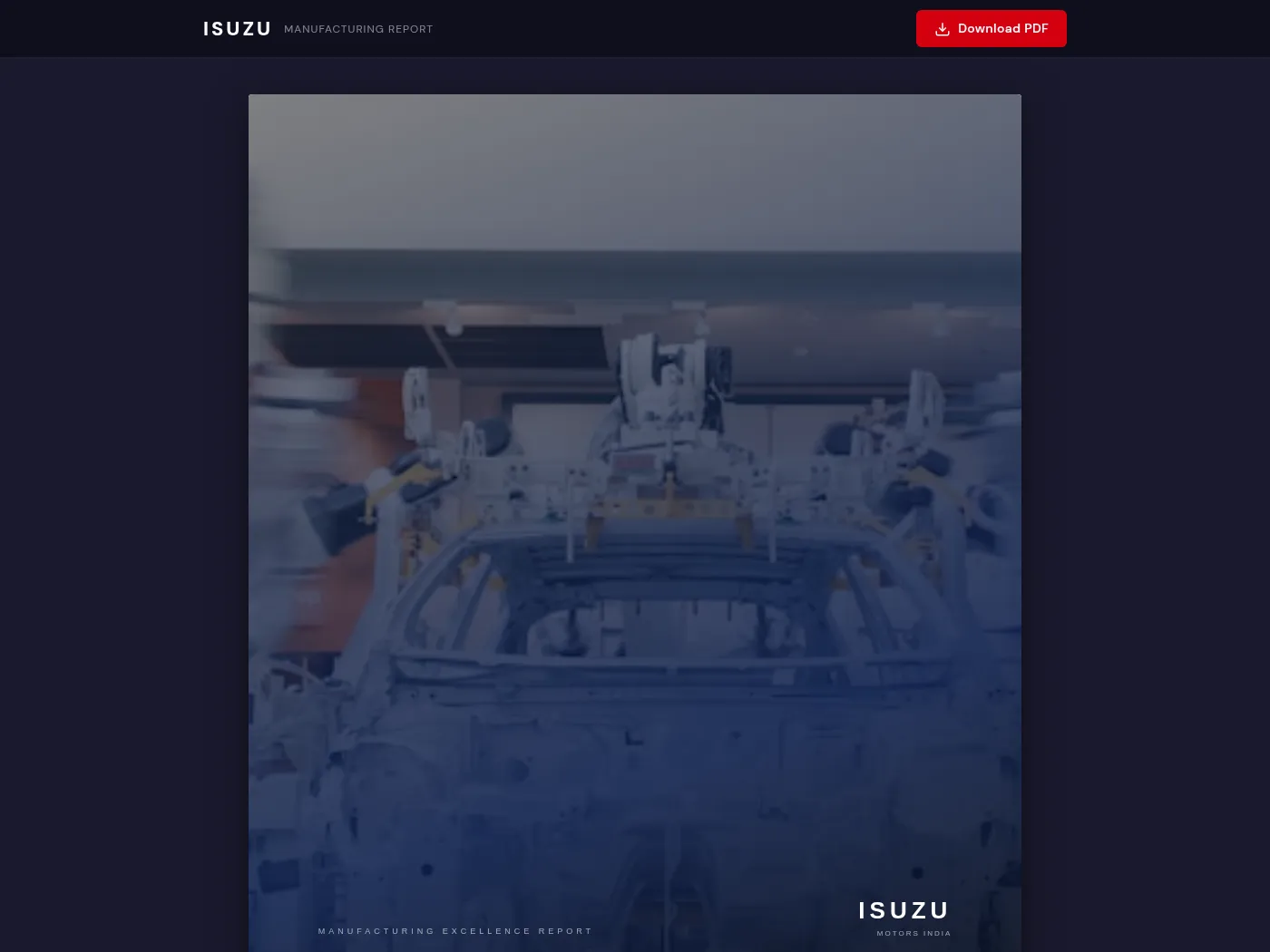 Isuzu Sricity PDF Report