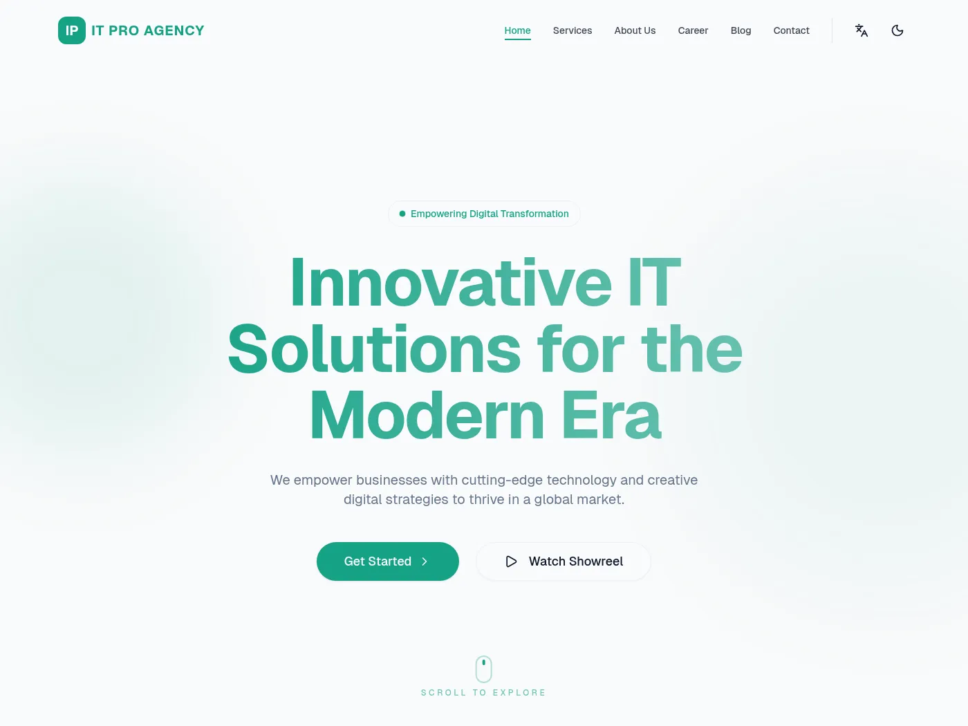 IT Pro Agency Site