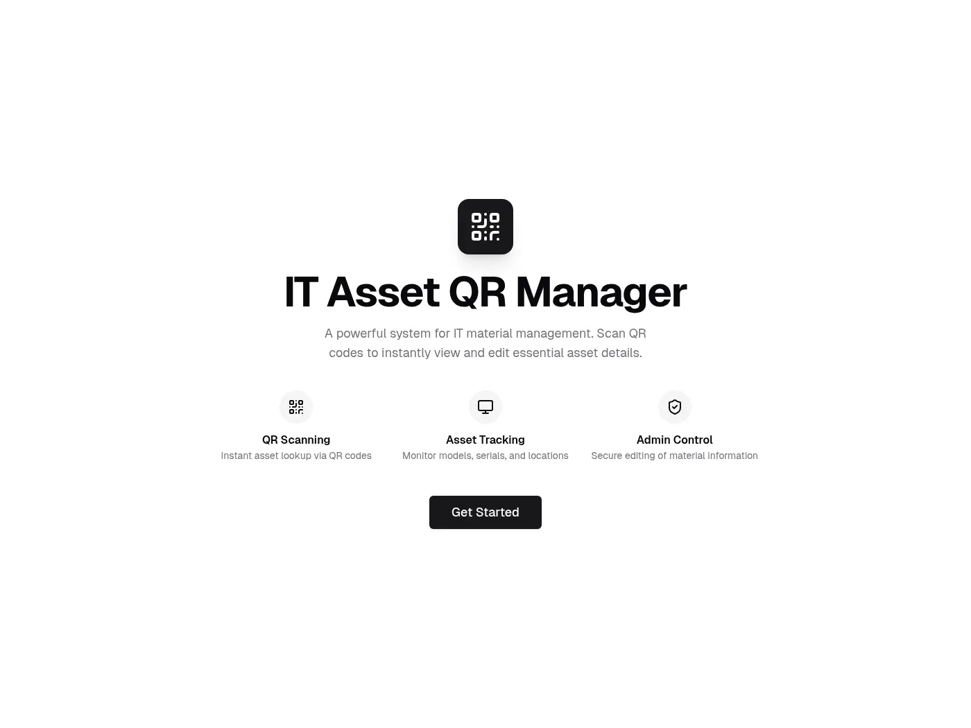 IT Asset QR Manager