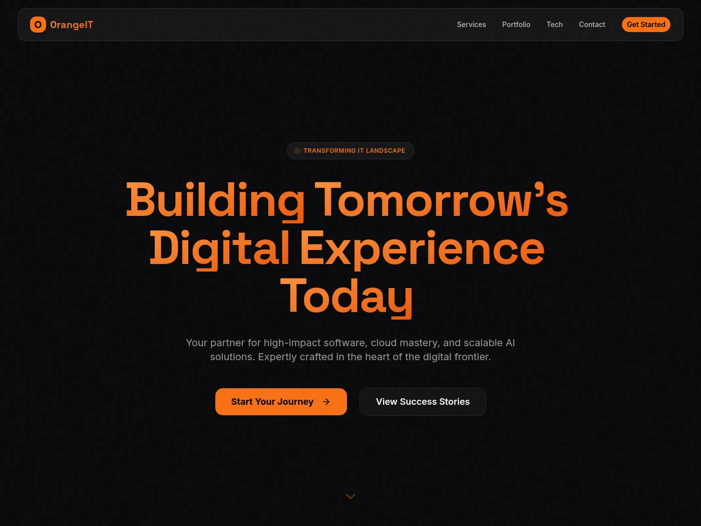 OrangeIT Agency Site