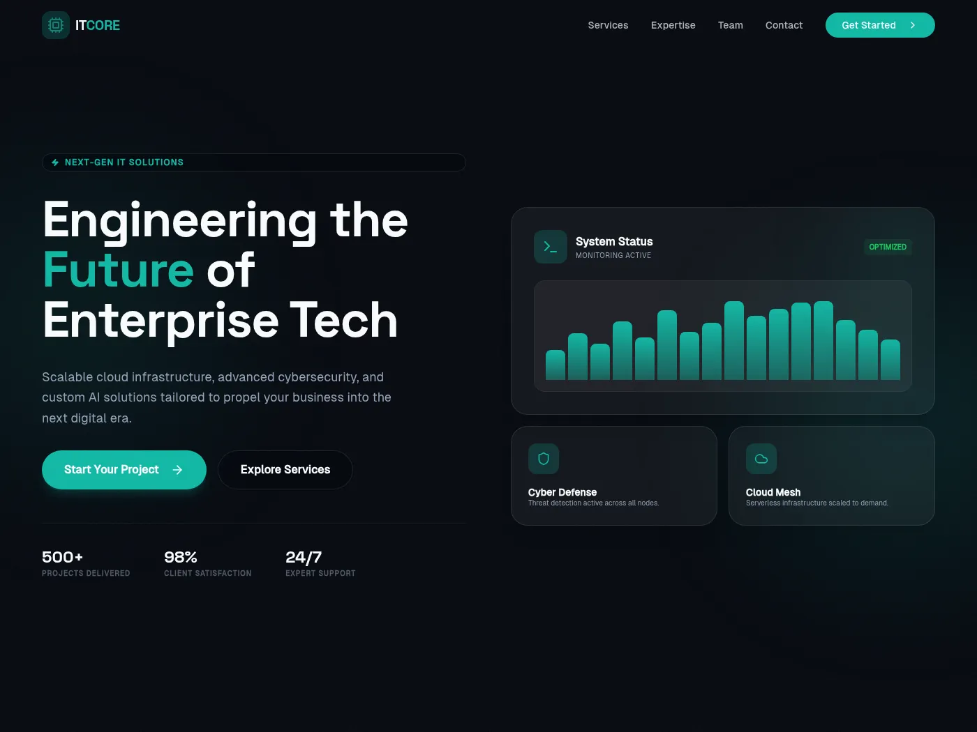 Informatique Web Template