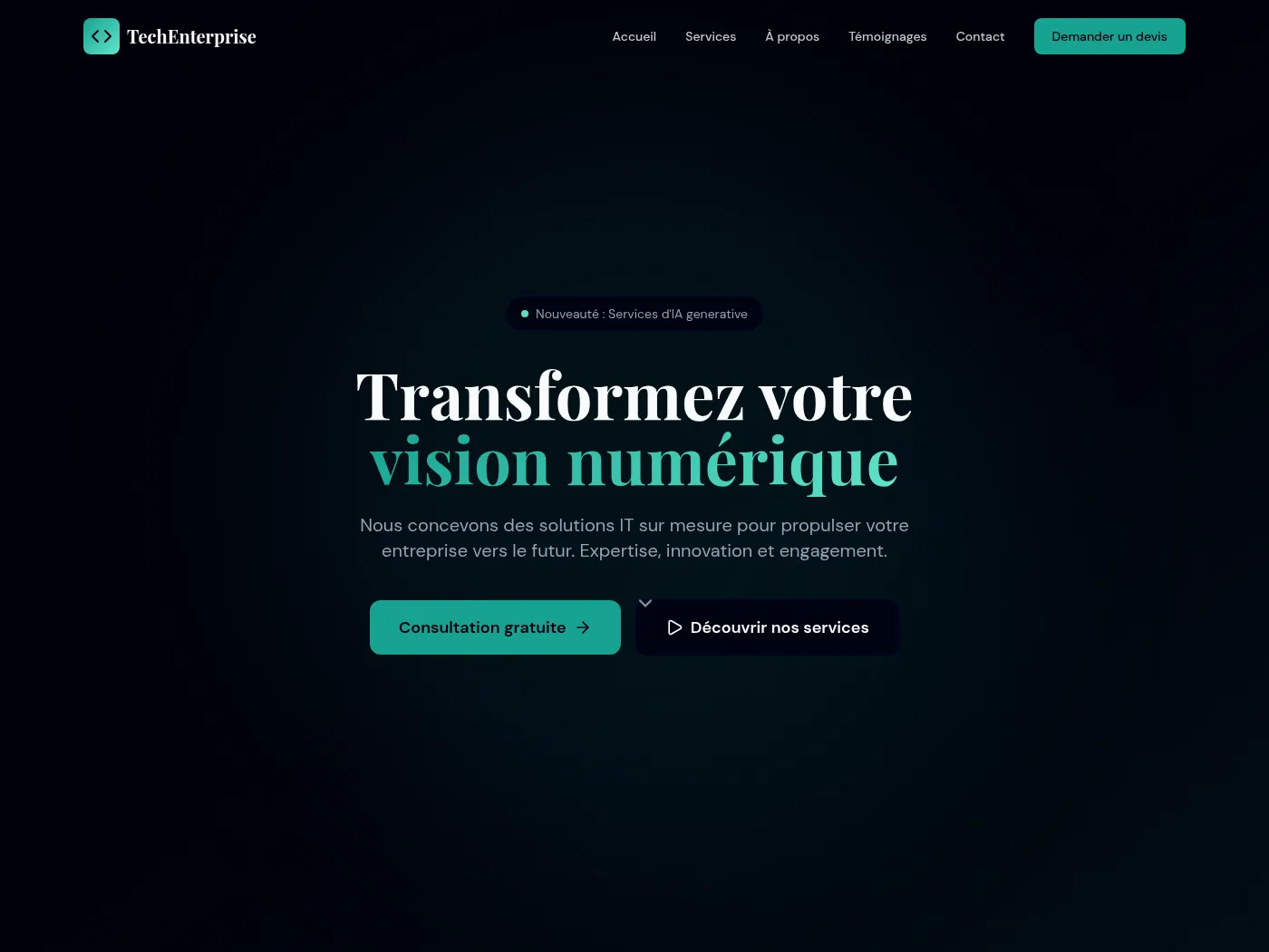 TechEnterprise Web Portal