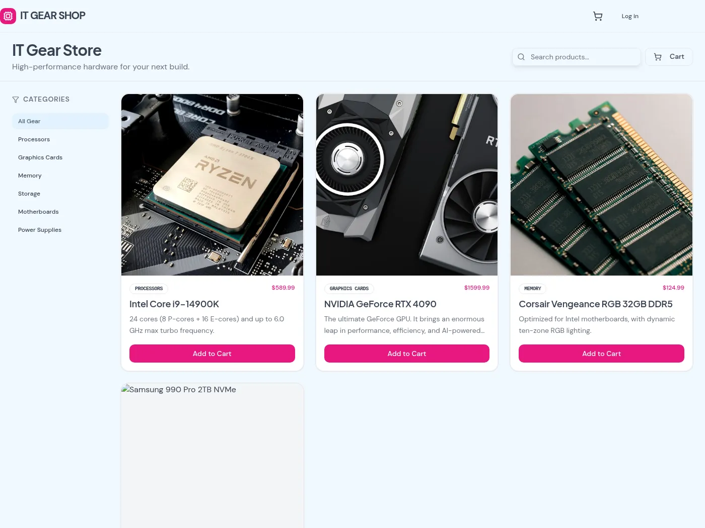 IT Gear Shop