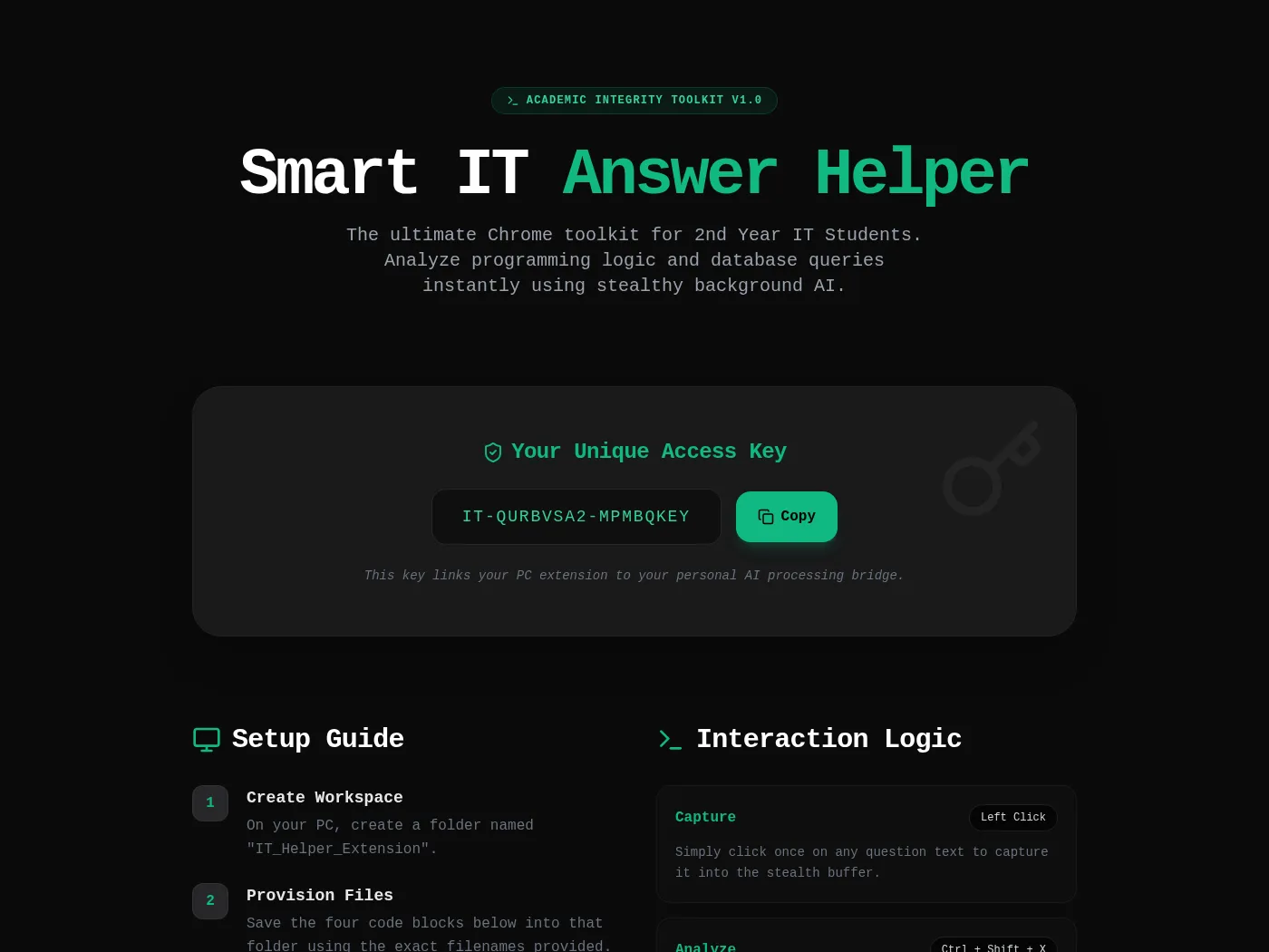 Smart IT Answer Helper