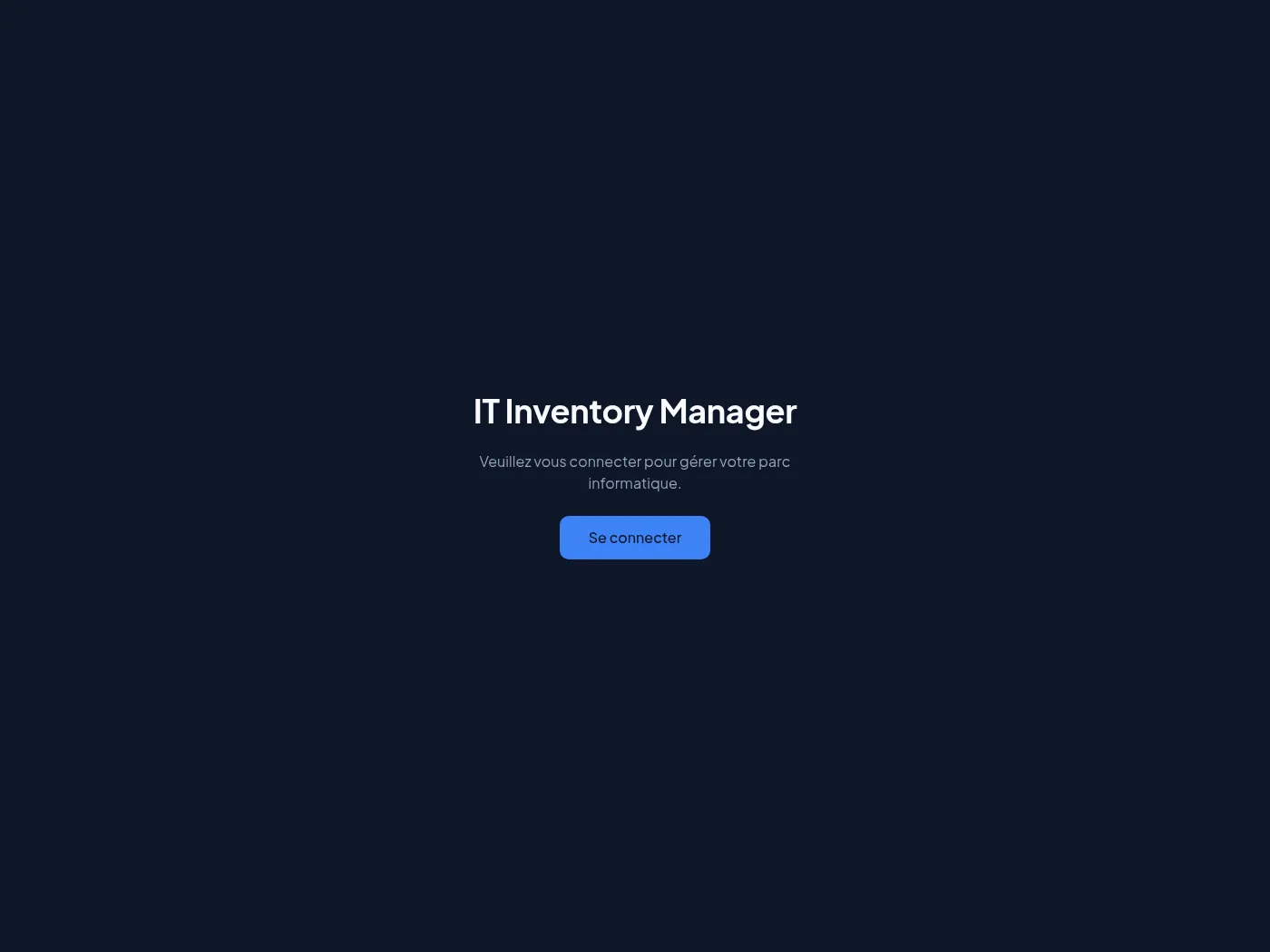 IT Inventory Manager