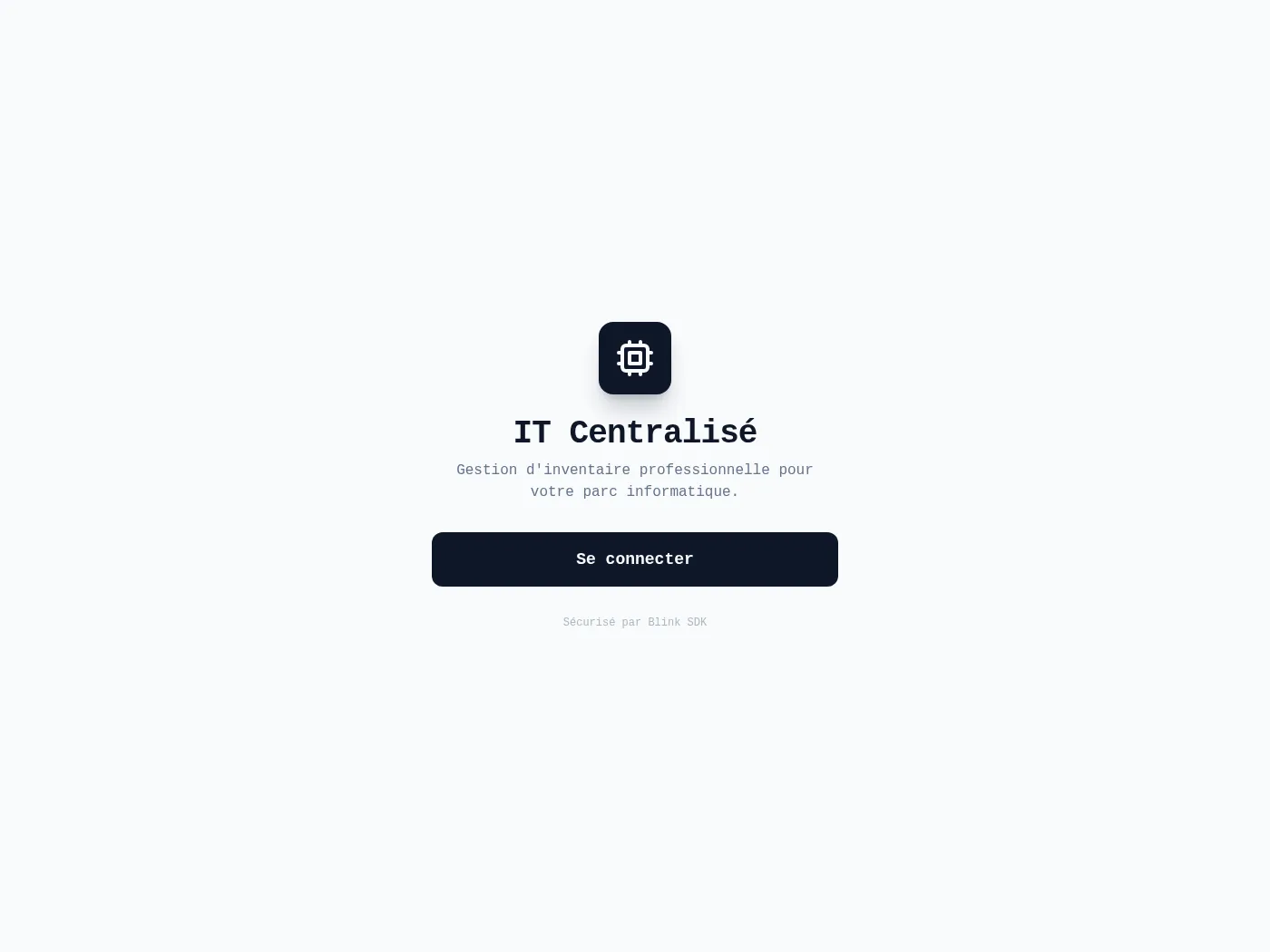 Inventaire IT Centralisé