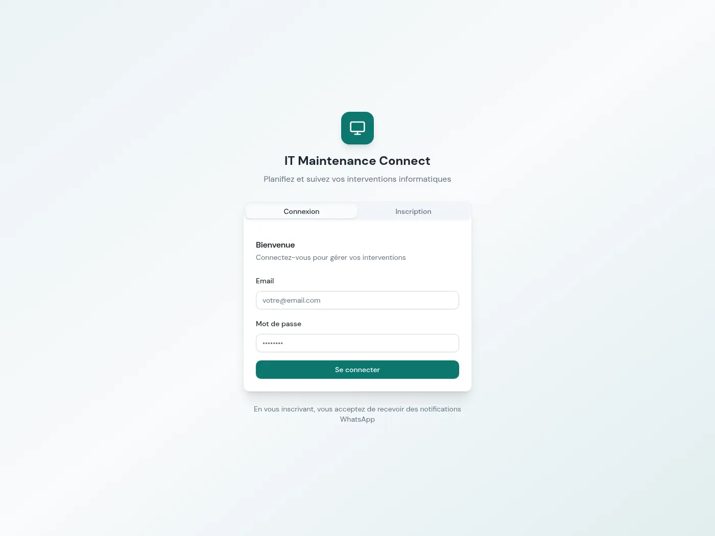 RDV & Maintenance IT Connect