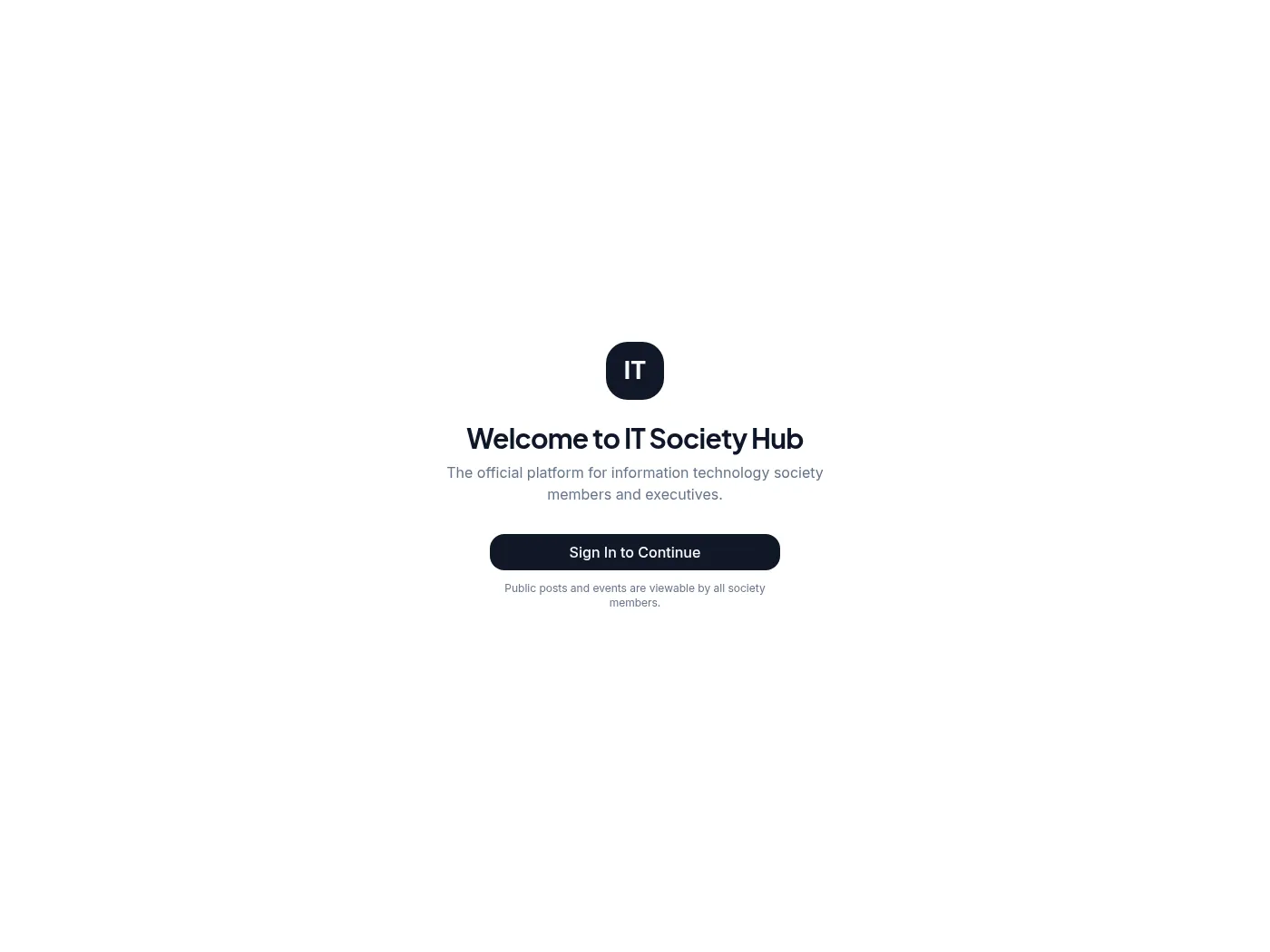 IT Society Hub