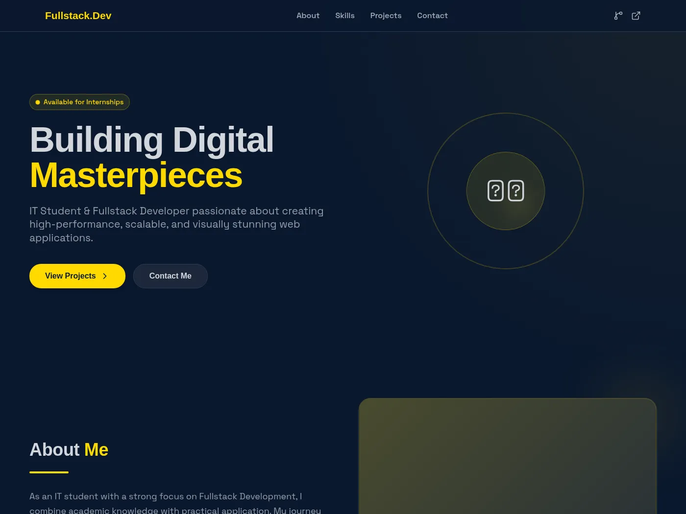 Fullstack IT Student Portfolio